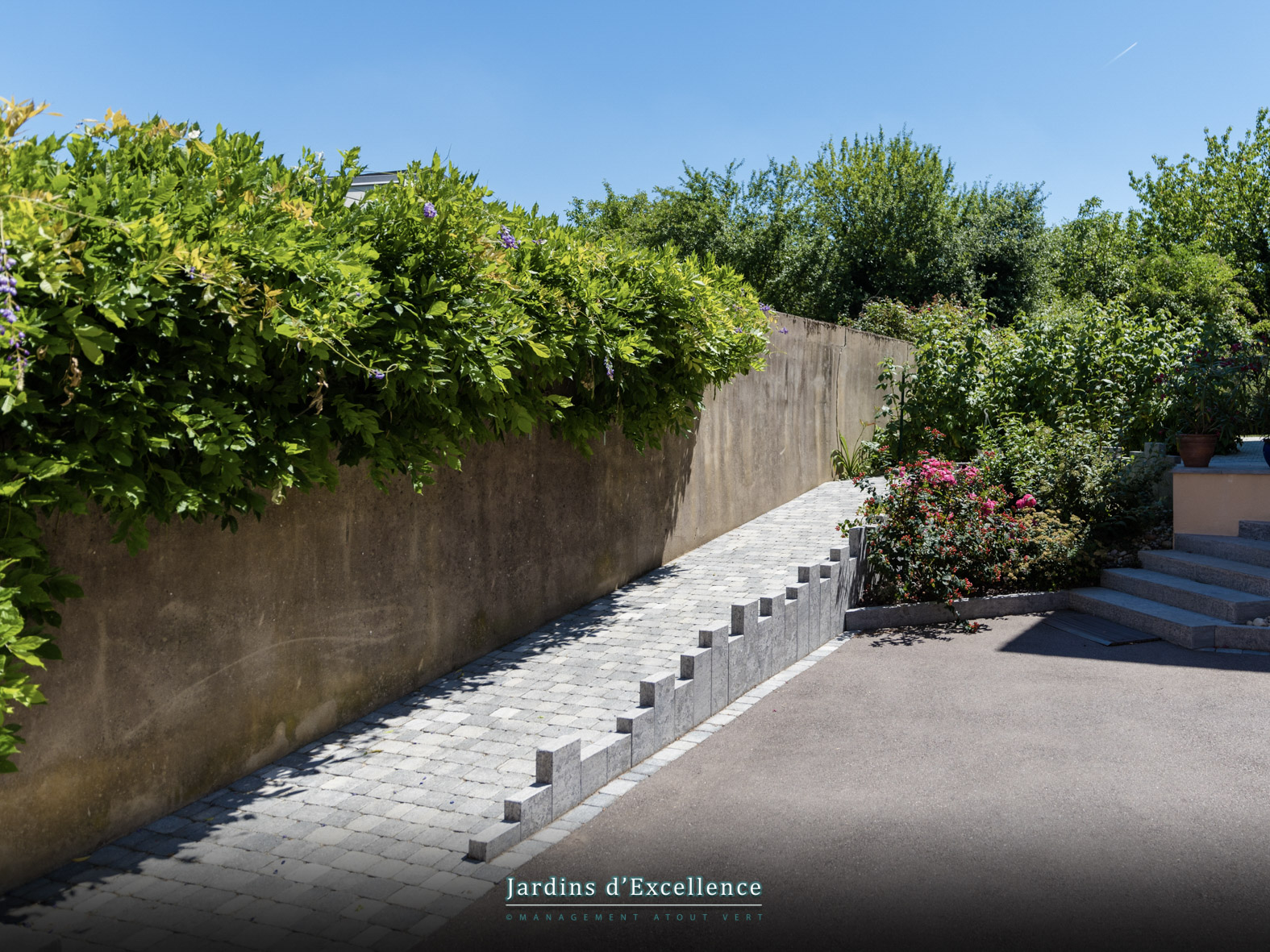 Pose mur - Jardin Création